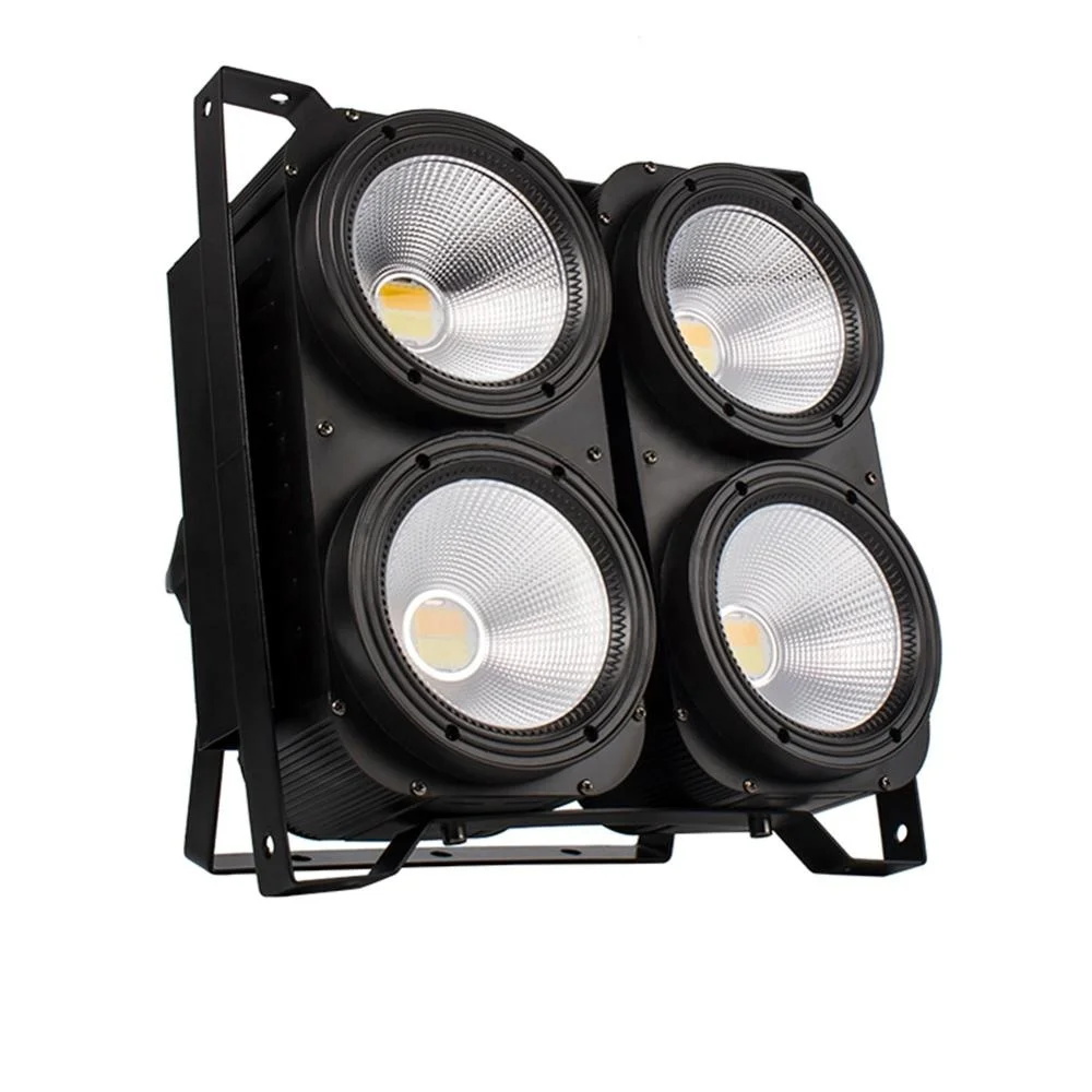 4x100W 4-Eyes LED COB Blinder Spotlights Warm and Cool White Light ...