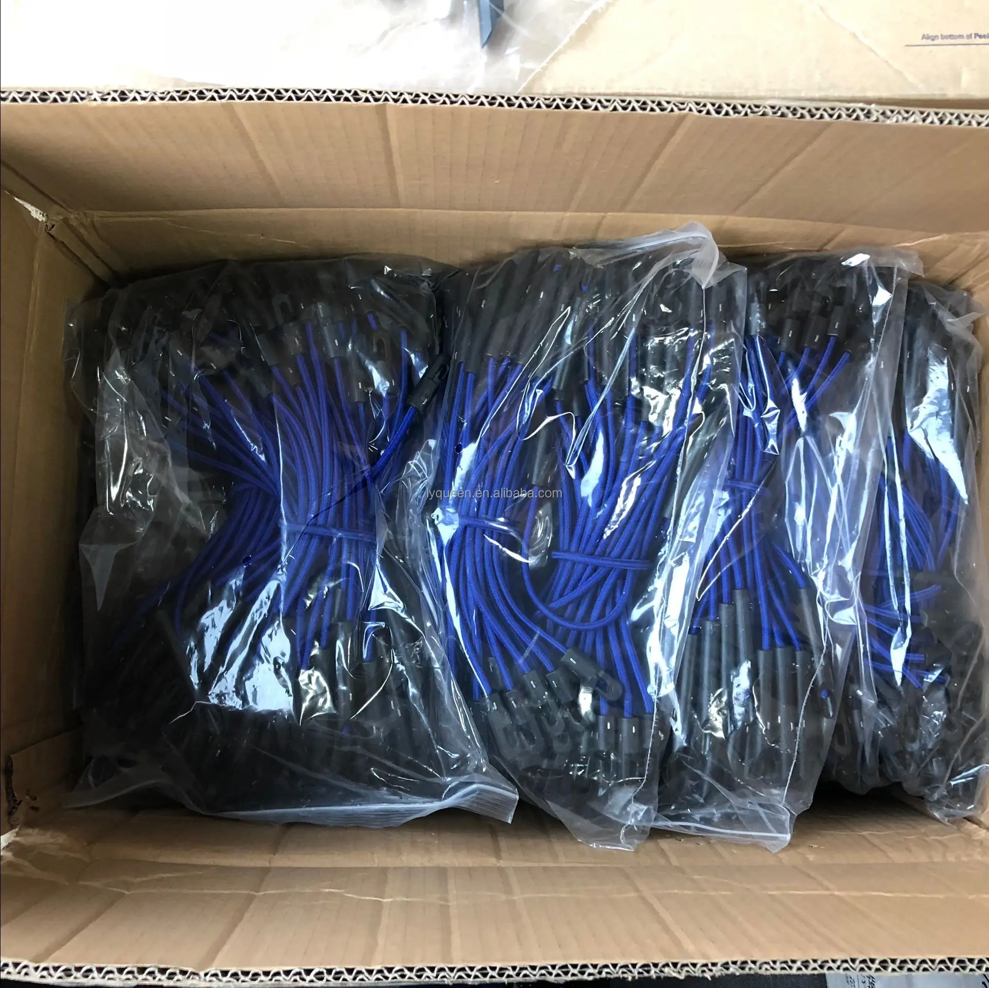 Elasticated Bungee Flexi Toggle Ties - 100 Pack for Scaffold Sheeting