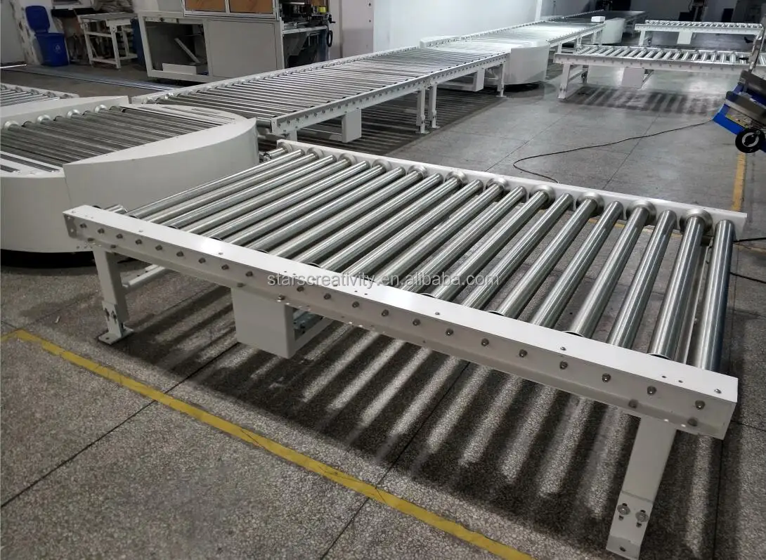 Good Quality Industry Pallet Handling Conveyor System,Chain Driven Live ...
