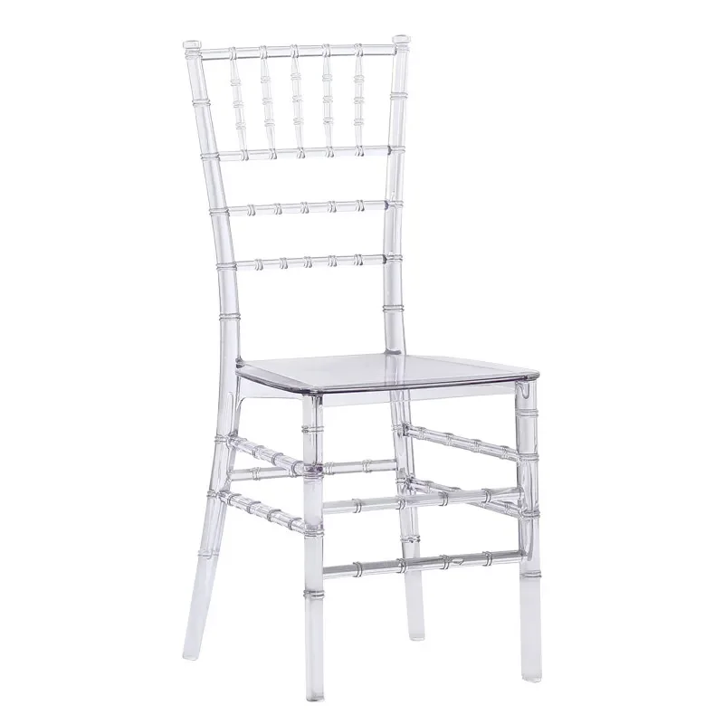 Transparent Clear Dining Chairs for Event Party Hotel Banquet Hall