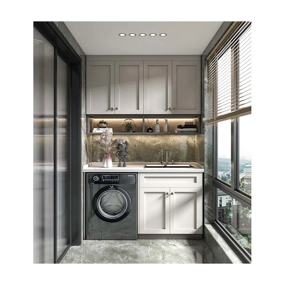 Laundry Room Organizer Cabinets Sink Cabinet With Washing Machine ...