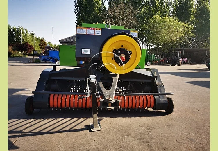 Tractor Mounted Hay Wheat Straw Baler - High Productivity