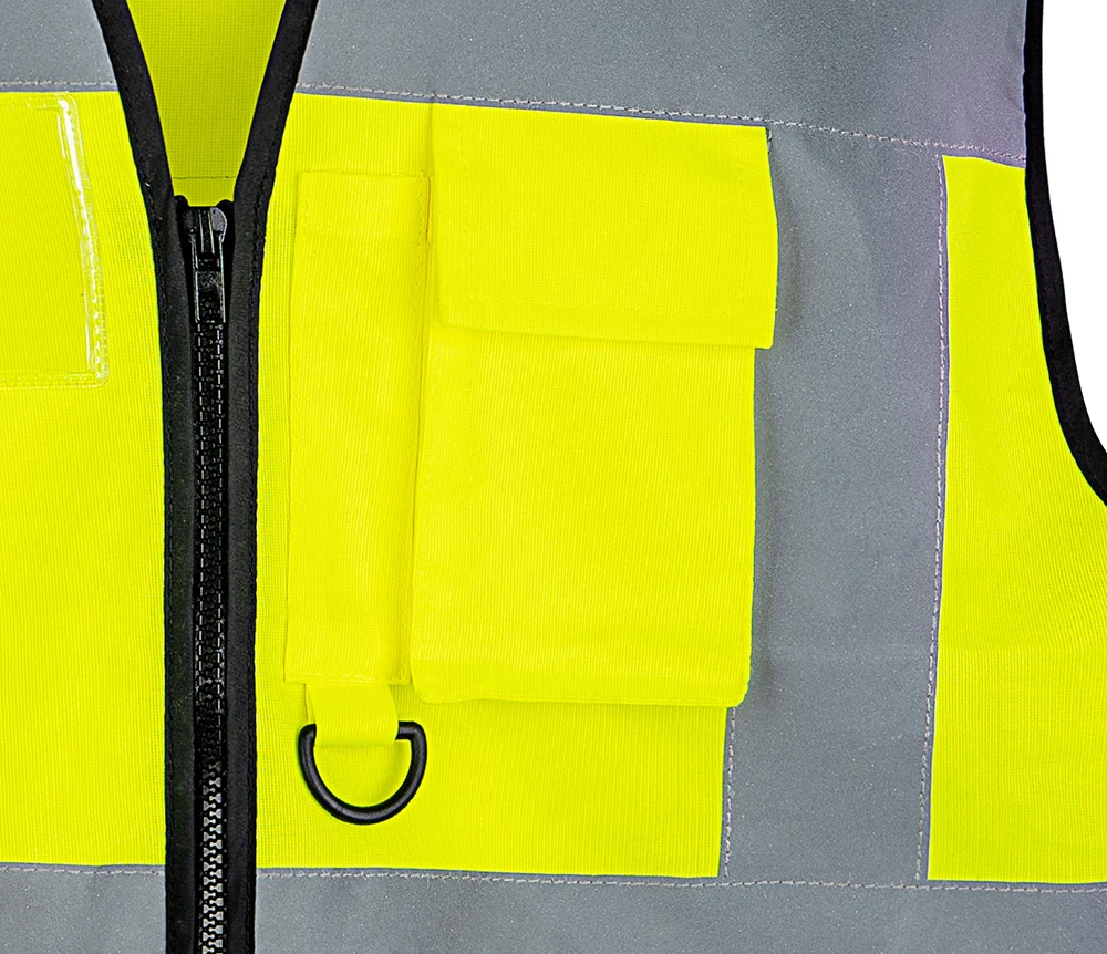 Ce/ansi Certificate Class 2 Reflective High-visibility Id-pocket Road ...