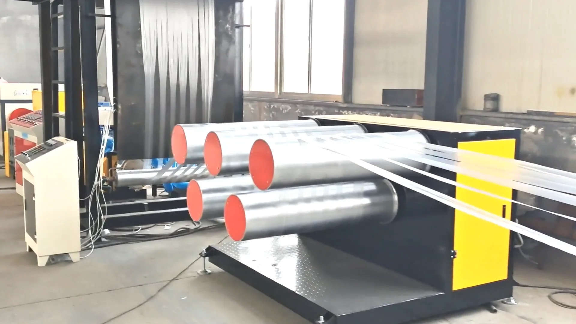 Pe Tying Tape Making Machine Pp Hdpe Tearing Film Production Line - Buy ...