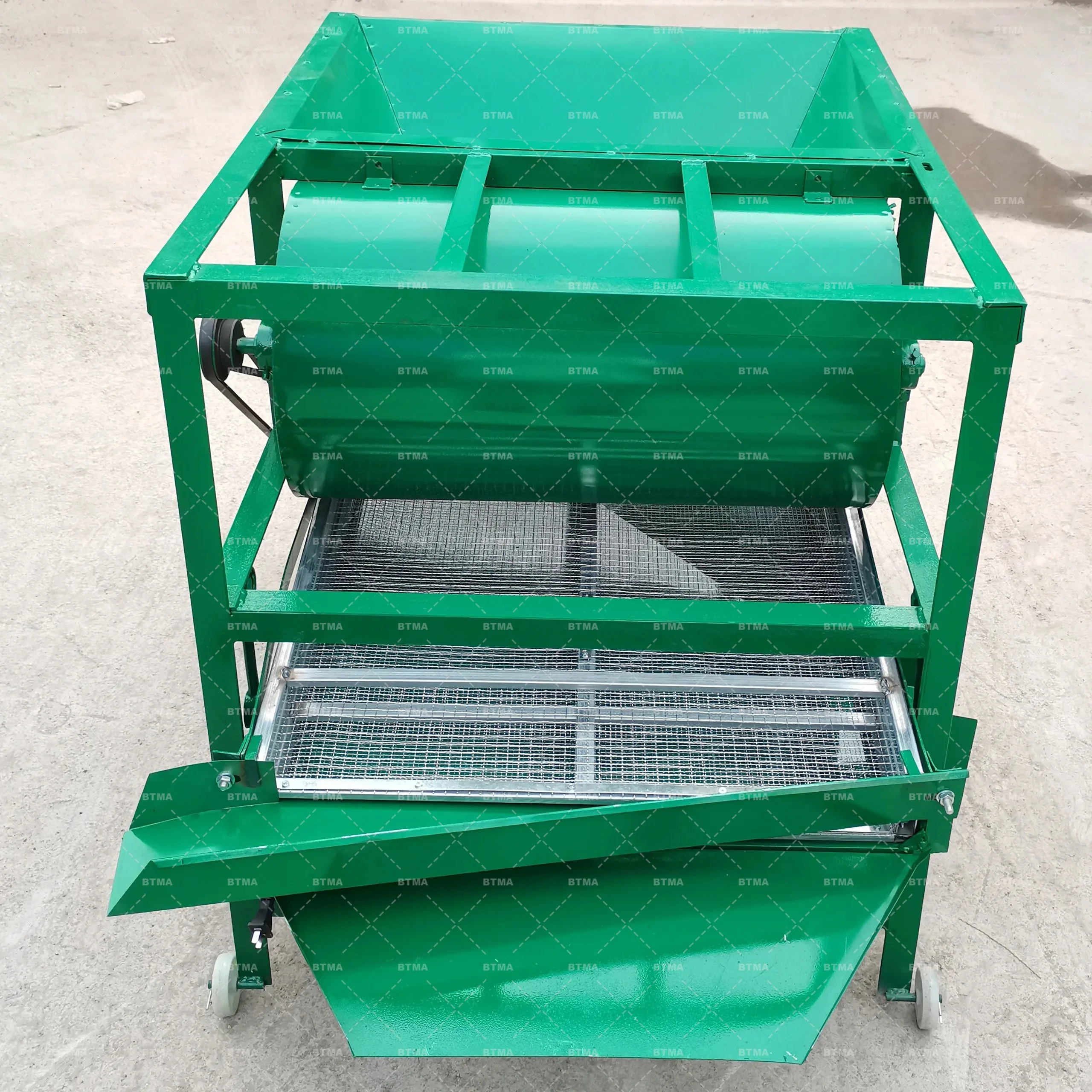 Btma Grain Vibrating Screen Machine Screen Grain Cleaner Rice Grain ...