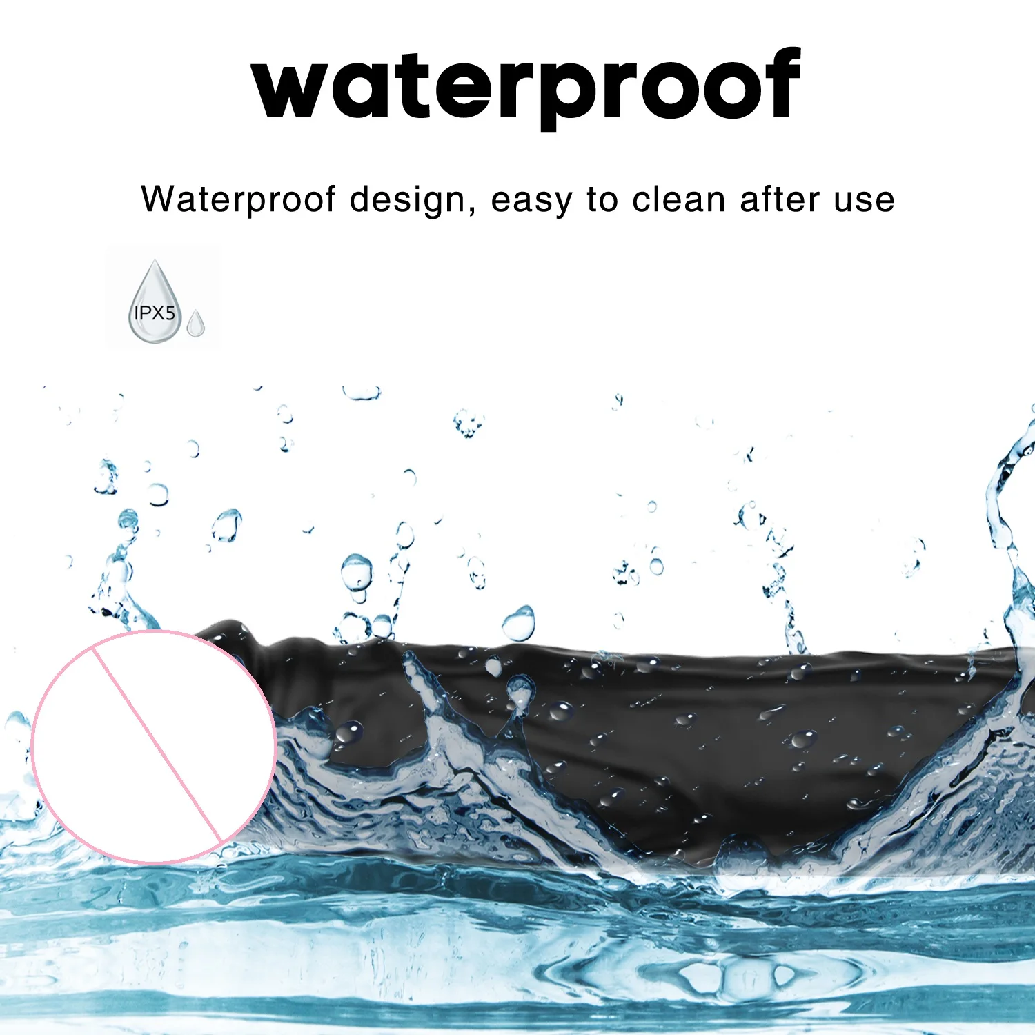 Winyi Black Rechargeable 10 Vibration G-Spot Vibrator