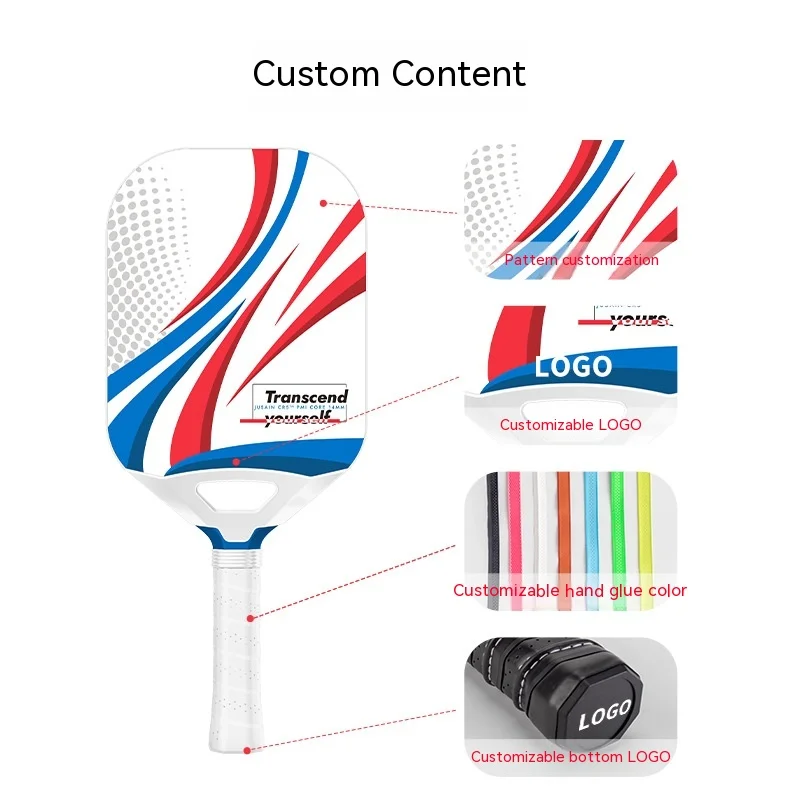 Usapa Approved Customization Carbon Fiber Pickleball Paddle Honeycomb ...