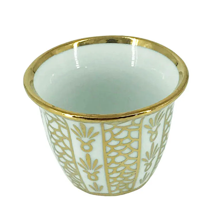 Luxury Hihg Quality 80cc Custom Gold Color Design Classic Coffee Cawa ...