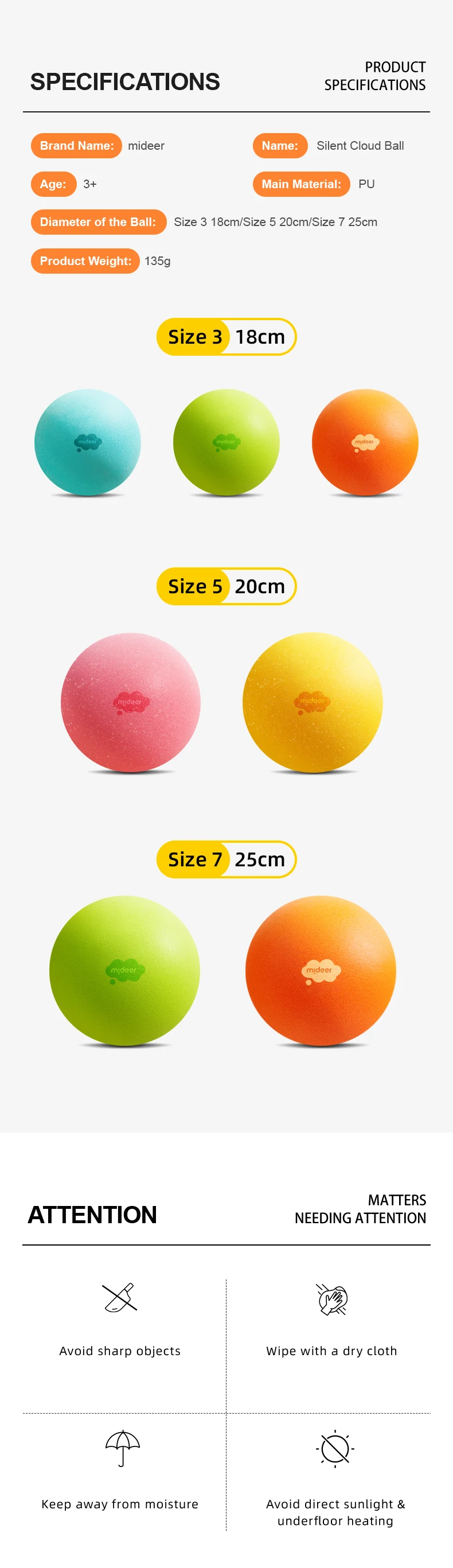 Mideer MD6190 Softball - Fun Indoor Training Toy for Kids