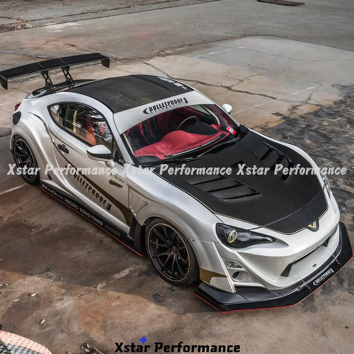 VRS VARI STYLE CARBON FIBER HOOD BONNET for TOYOTA GT86 FT86 for SUBARU ...