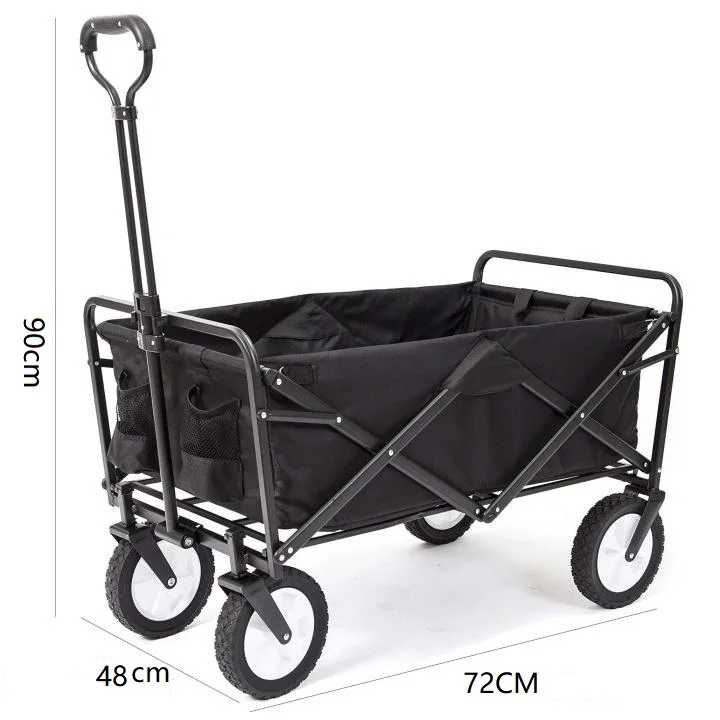 Custom Portable Wheel Foldable Trolley Collapsible Wagon Cart Outdoor ...