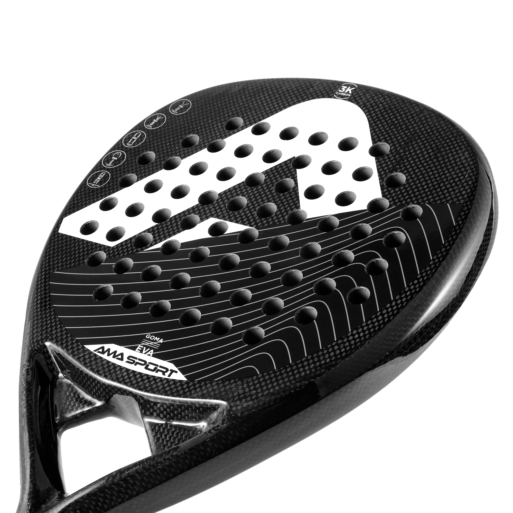 Public Mold Custom Padel Racket Paddle Rackets With Customize Print ...