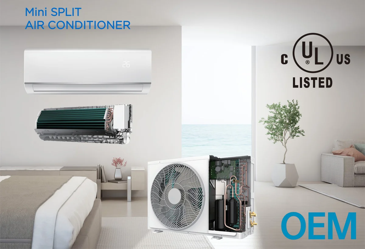 North America 110v Mini Split air Conditioner Heat Pump 12000 BTU ...