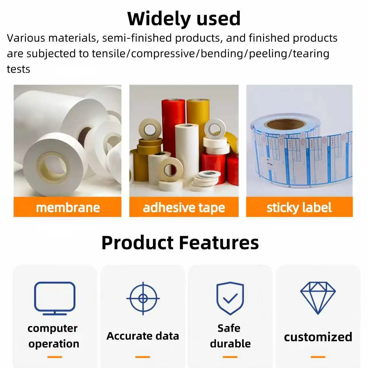 Mechanical Peeling Universal Testing Machine / Laboratory Peeling ...