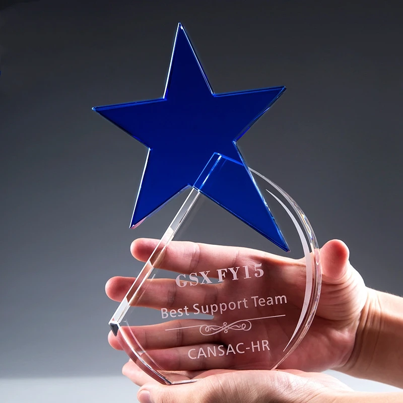 Custom Carved Personalized Clear Singing Trophy Award Crystal ...