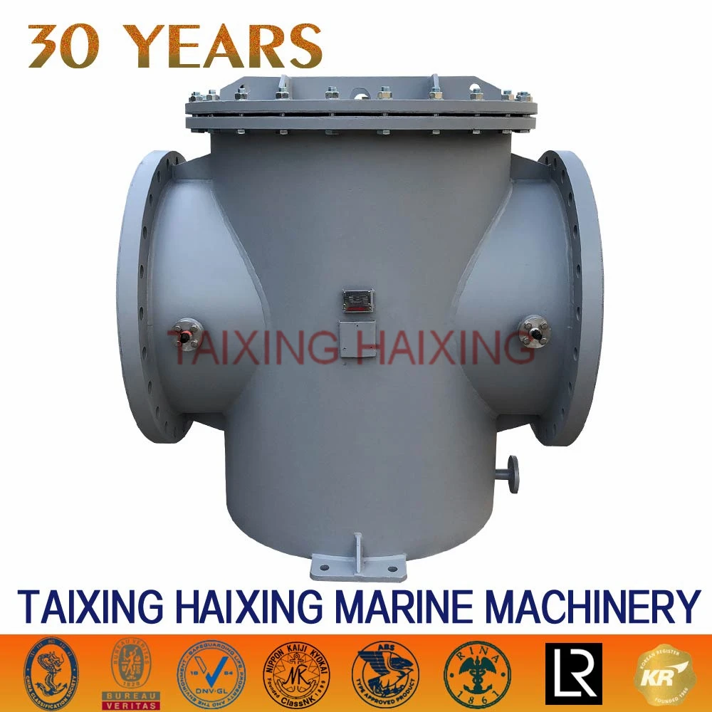2024 Marine Rubber Lined Seawater Strainer Mud Box DN700-DN1000