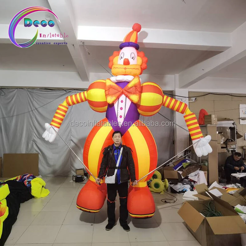 Circus Parade Performance Inflatable Walking Costume Inflatable Clown ...