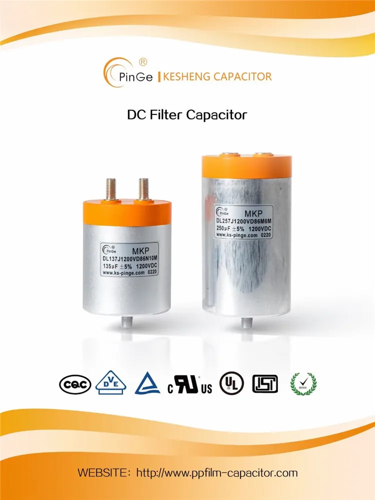 250vac High Voltage Ac Power Filter Capacitor Metallized Polypropylene ...