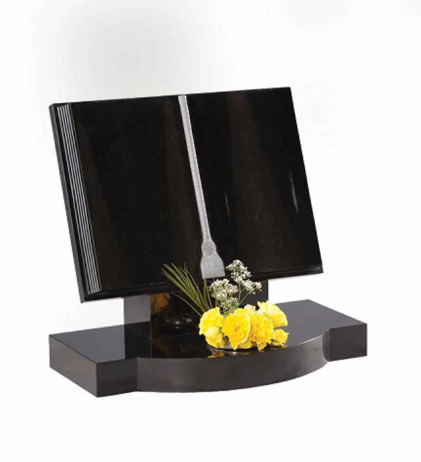 Alibaba.com: Open Book Bible Tombstone Black Granite Memorials ...