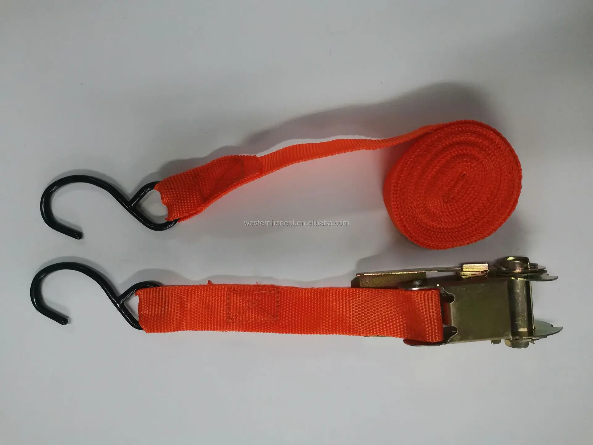 Heavy Duty Rachet Lockable Tie Down Straps Luggage Ratchet Straps With ...