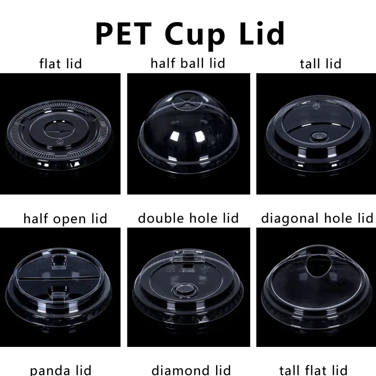 90mm 8ozpp Pet U Shape Cup 16oz Bubble Tea Milk Tea Cup Custom Logo ...