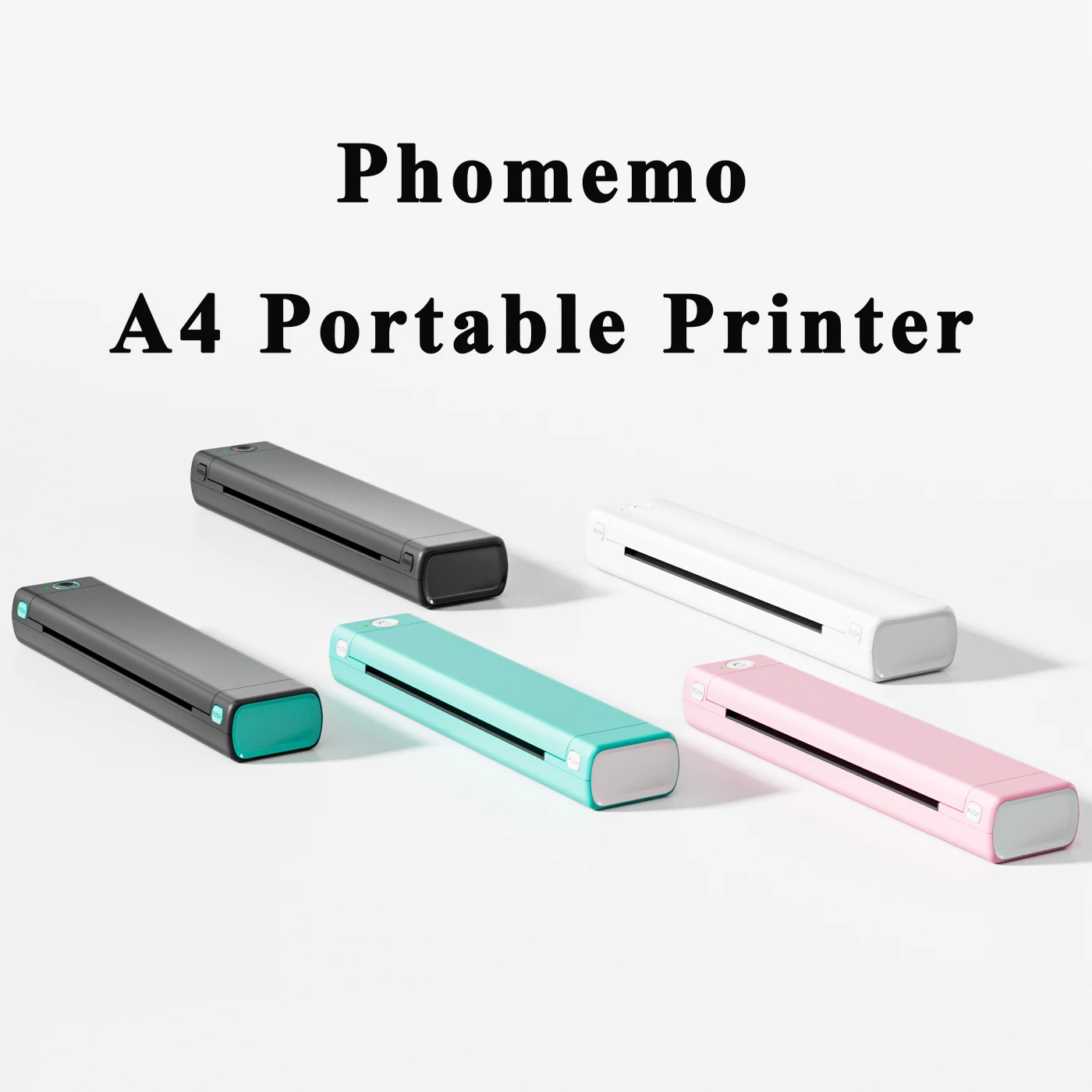 Phomemo M08F Portable Thermal Printer - Inkless & Bluetooth