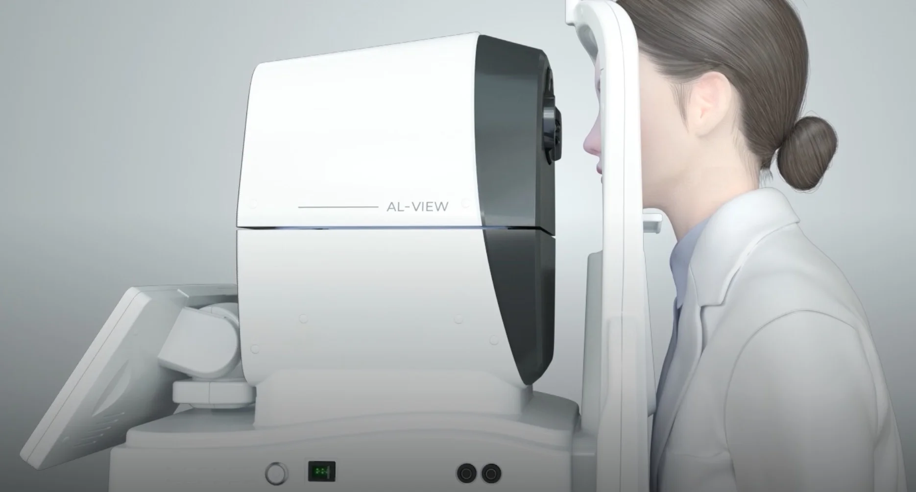 AL-view Eye Exam Intraocular Lens Measurement Machine Optical Biometry ...