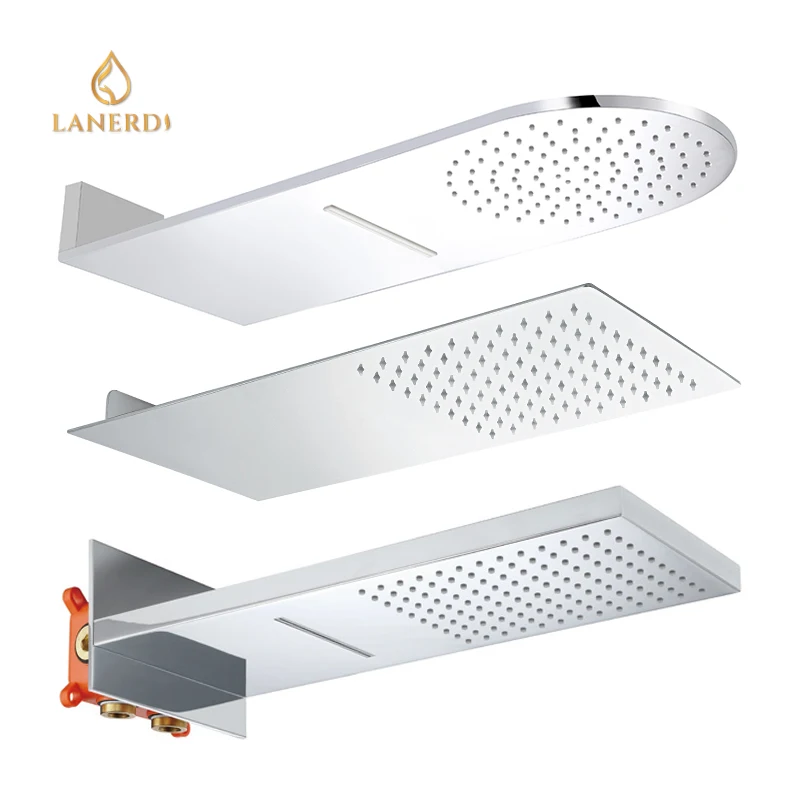 Big 16 Inch Watermark Ceiling Rain Wall Mounted Water Saving Rain Bath ...