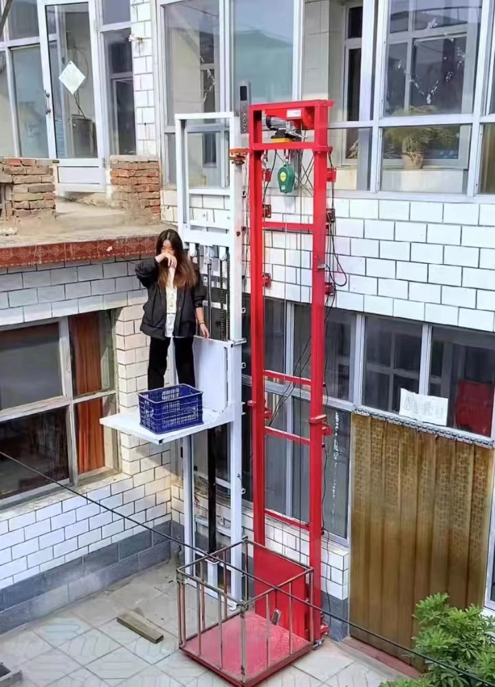 Customized 2-10 M 500kg Electric Elevator Lifts For Home Freight ...