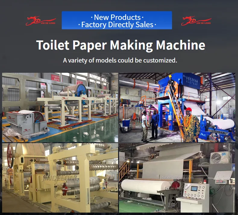 787mm Waste Paper And Wood Pulp Recycling Jumbo Roll Toilet Tissue ...