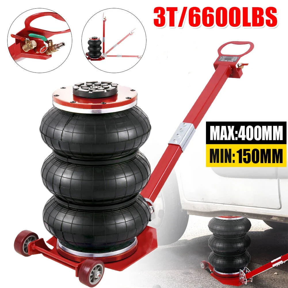 Triple Bag Air Jack 3 Ton - Efficient Car Lifting Solutions