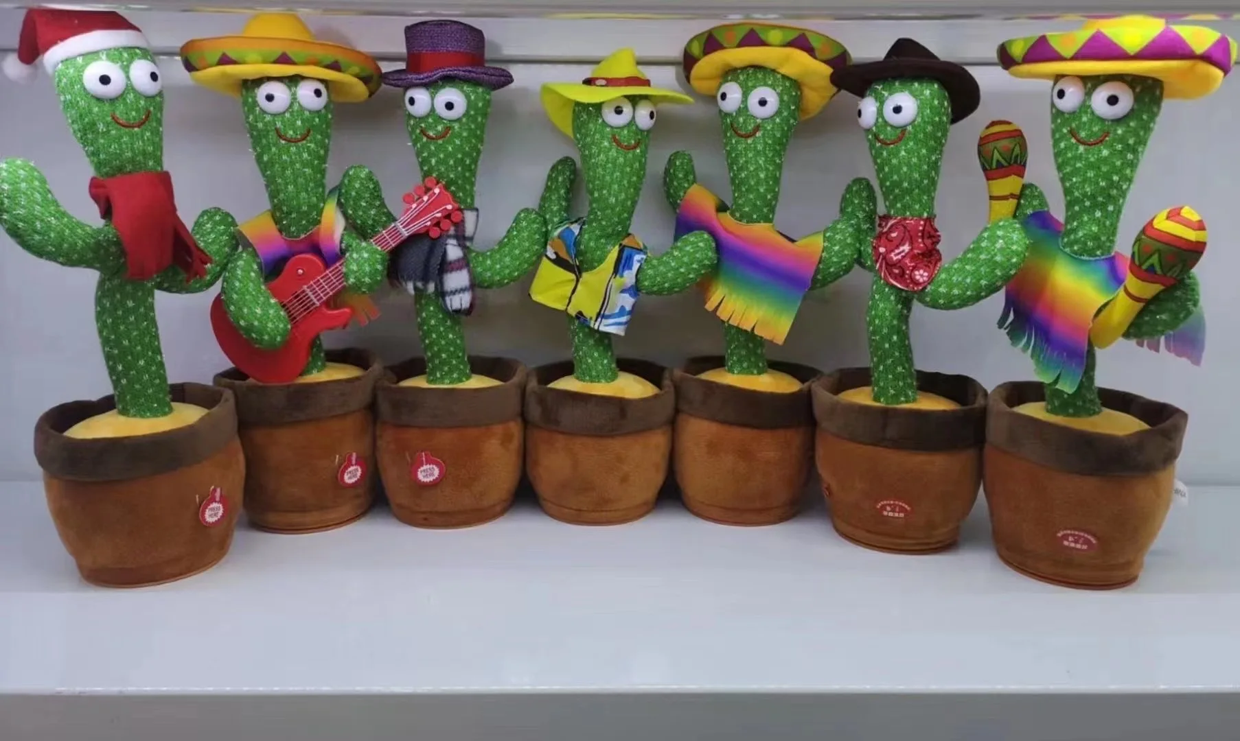 Funny Dancing Cactus Toy With Songs Music Dance For Children Kids Gift ...