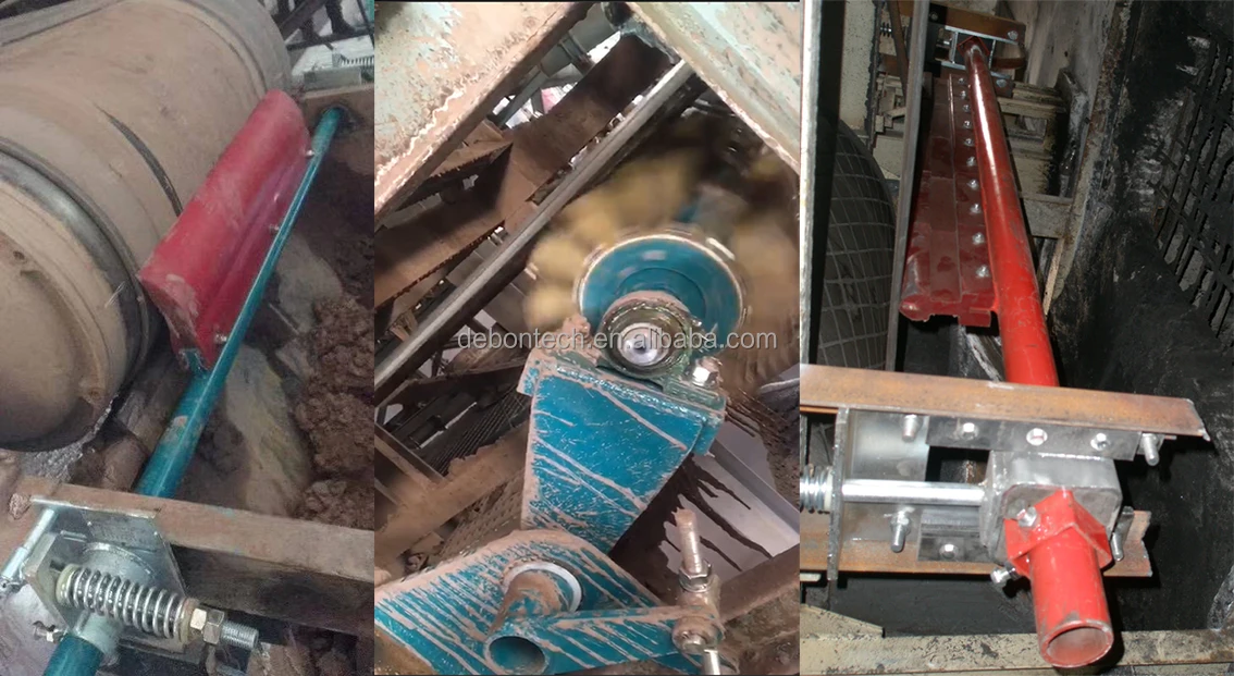 Primary Secondary V Plough Polyurethane Conveyor Belt Cleaner Scraper ...