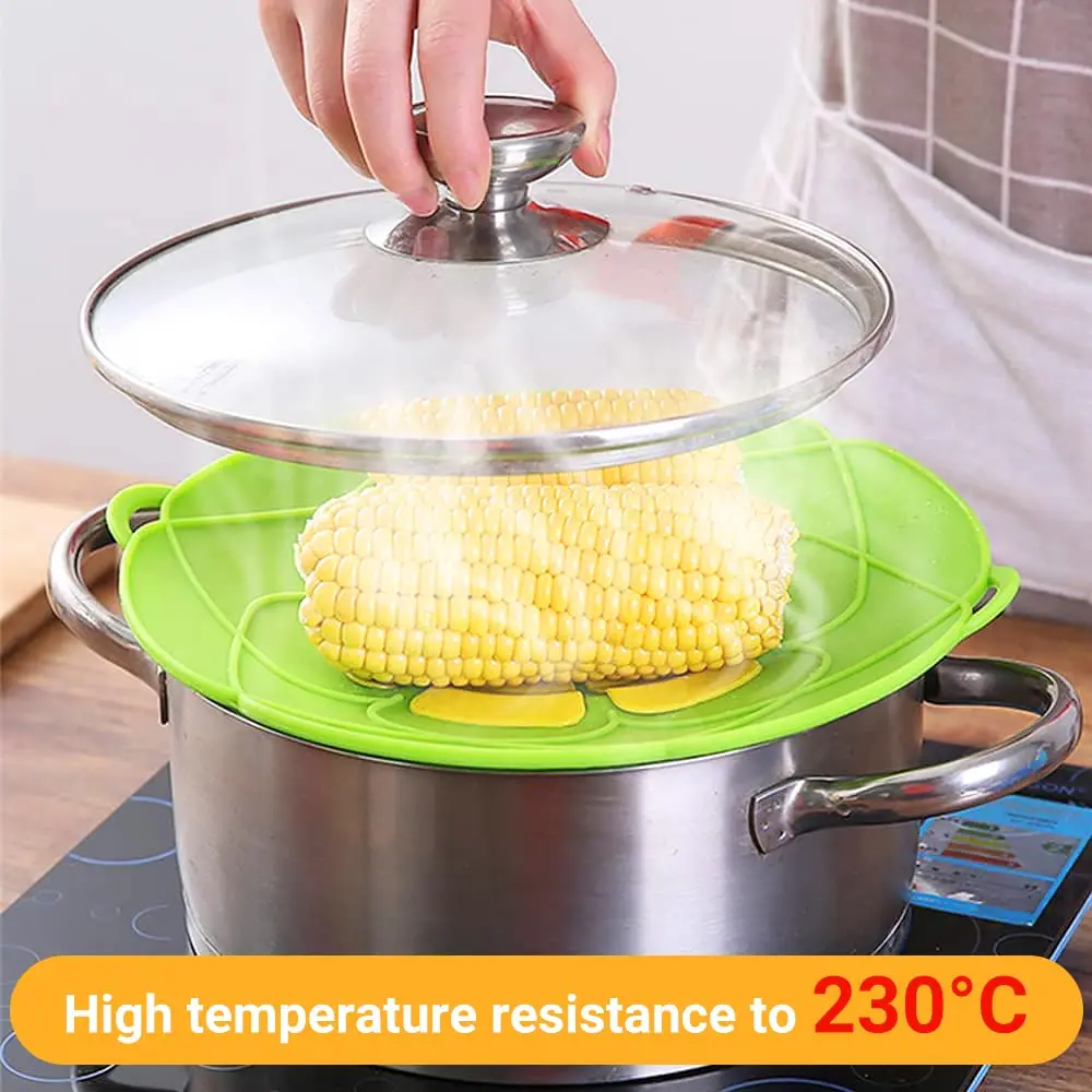 Silicone Anti-Overflow Pot Covers - Durable & Heat-resistant
