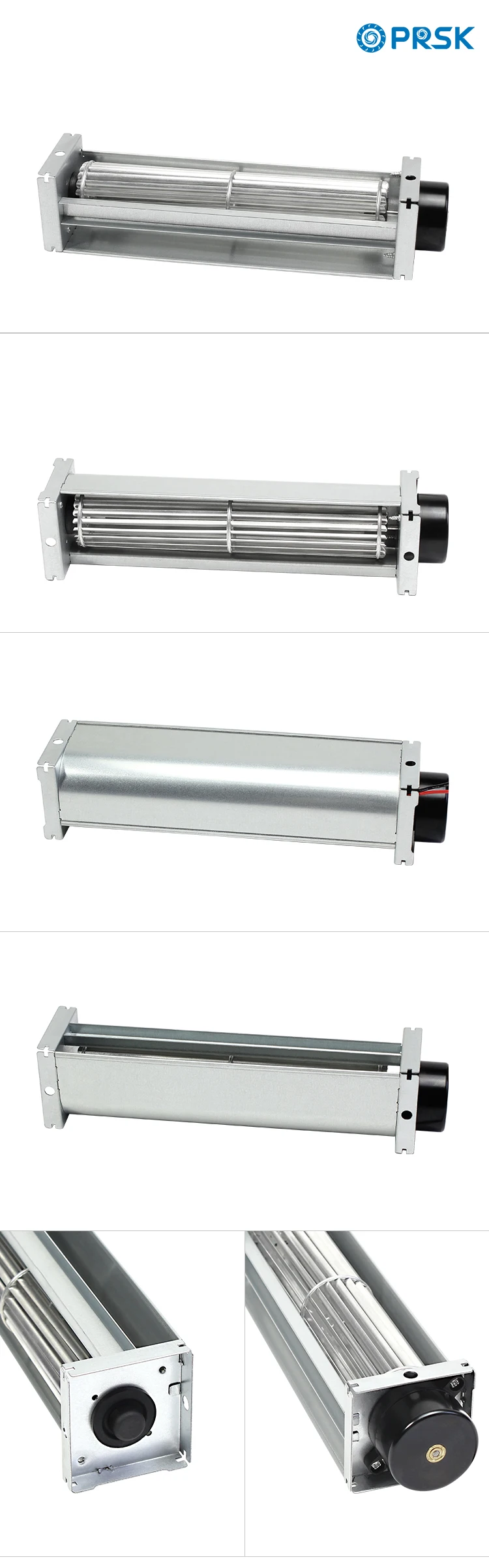 PRSK 12V 24V 33mm DC Tangential Fan Aluminum Alloy Blade Elevator Cross ...