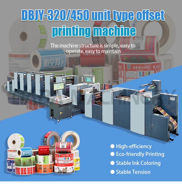 Roll To Roll Offset Label Printing Machine Made In China - Buy Offset ...