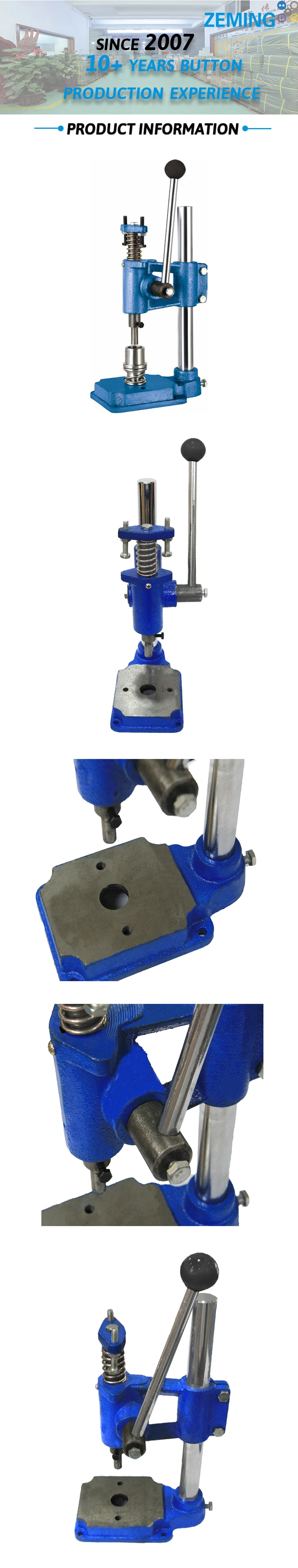 Manual Hand Press Button Maker - Durable & Efficient