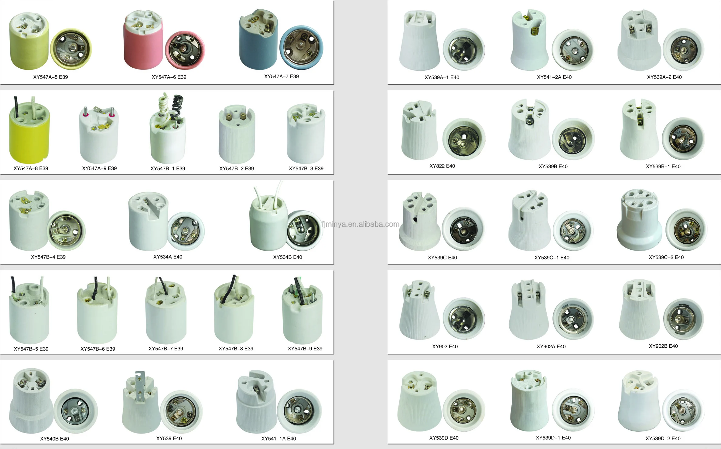 E40 E39 Porcelain Light Socket Bulb Base Lamp Socket Lamp Holders ...