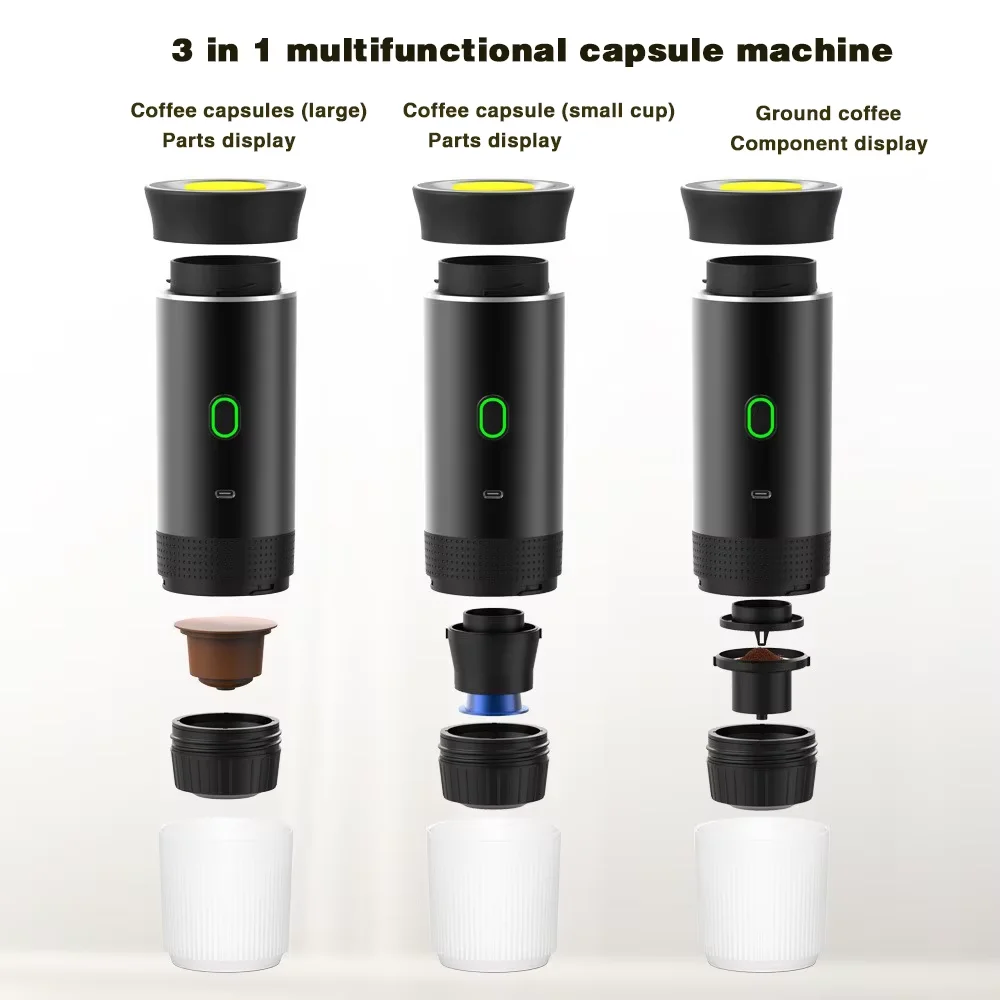 Portable Italian Espresso Coffee Maker - Automatic & Efficient