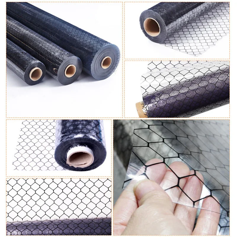 19 Years Factory Honeycomb Film Anti Static Curtains Roll Black Yellow ...