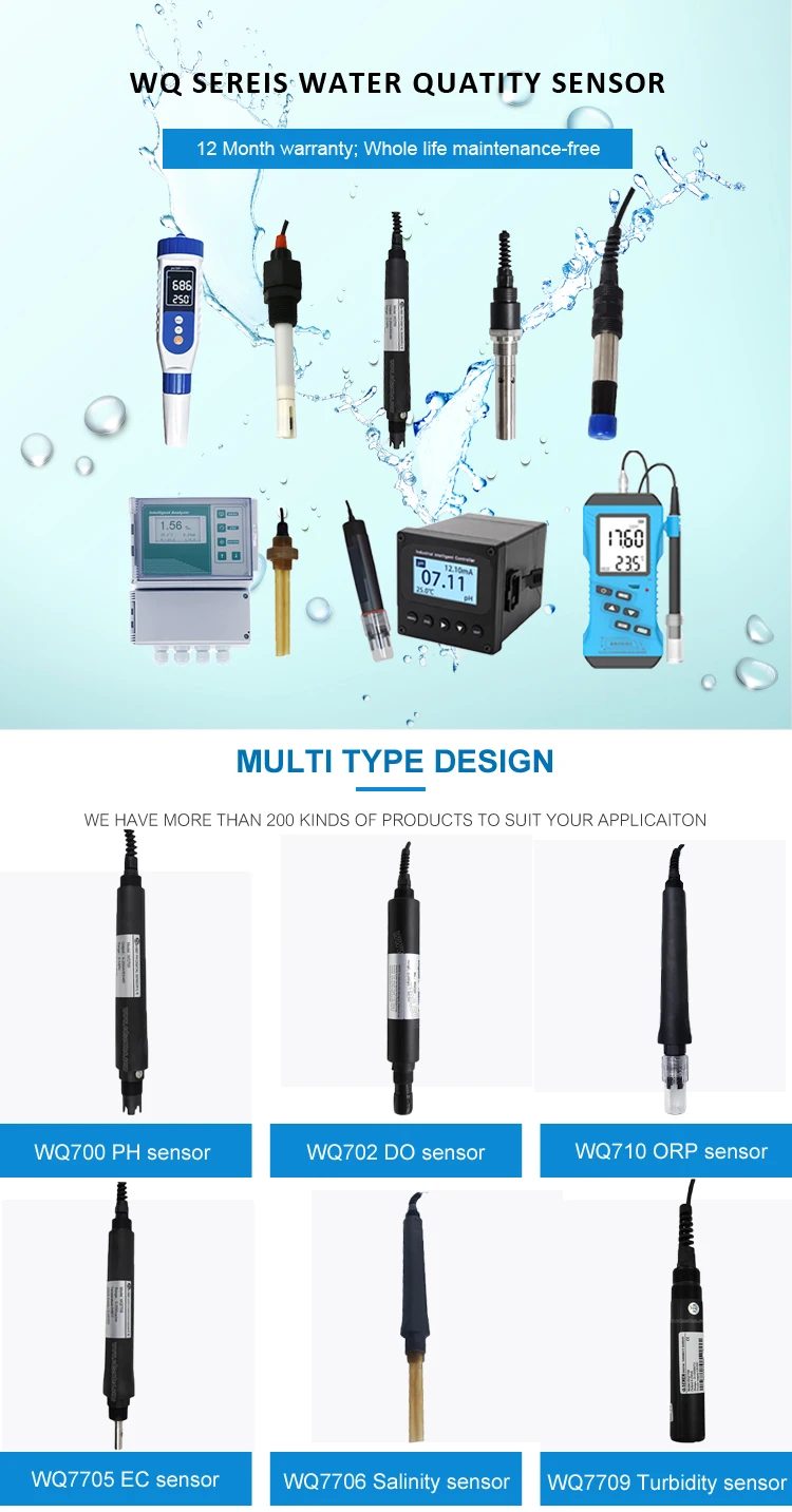 Sentec Wq7707d Rs485 Online Digital Water Residual Chlorine Meter With ...