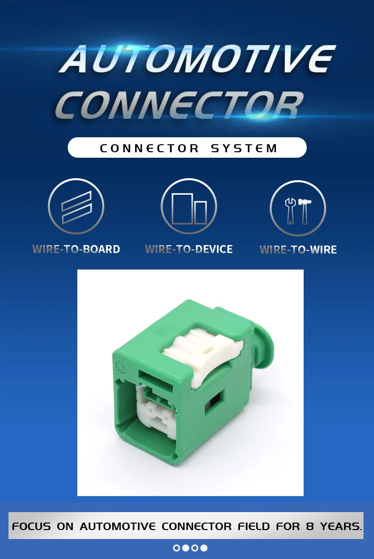 SABRB-02-1A2-M JST SAB 2 Pin Green Wire to Wire Connector