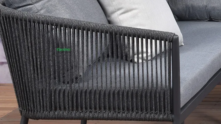 Rope Garden Corner Sofa Aluminium Garden Sofa Outdoor Sofa Set Garden ...