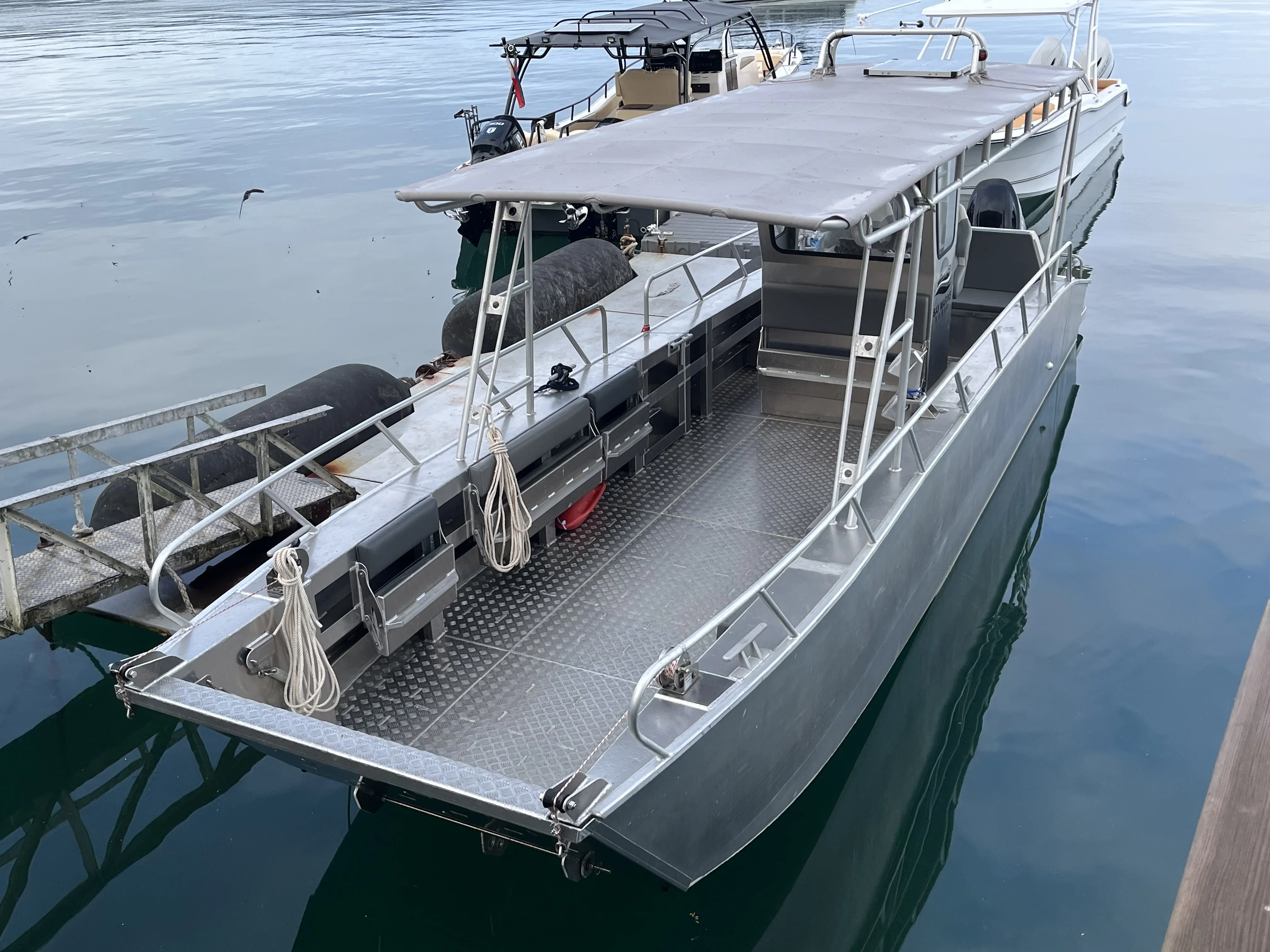 Small Work Boat 30ft Cargo Ship - Aluminum Passenger Boat for Sale ...
