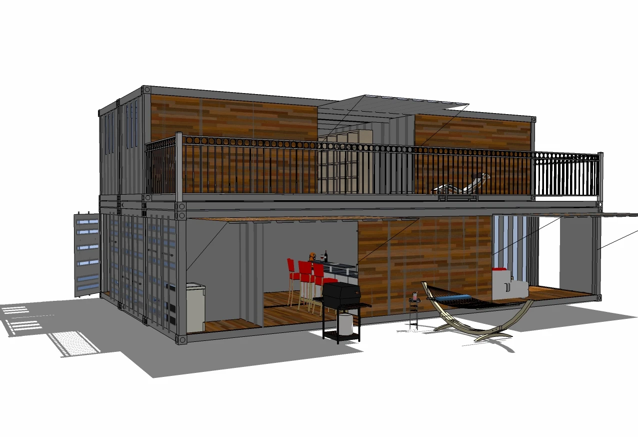 Quacent Flat Pack Container House With Elegant Designs High Insulation ...