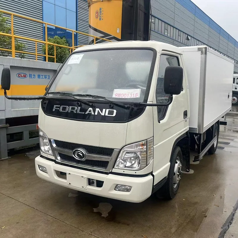 New small FOTON FORLAND insulated cargo box truck| Alibaba.com
