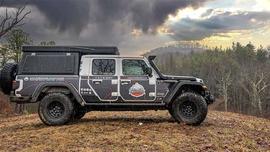 Truck Overland Camper for Gladiator All Aluminum Material| Alibaba.com