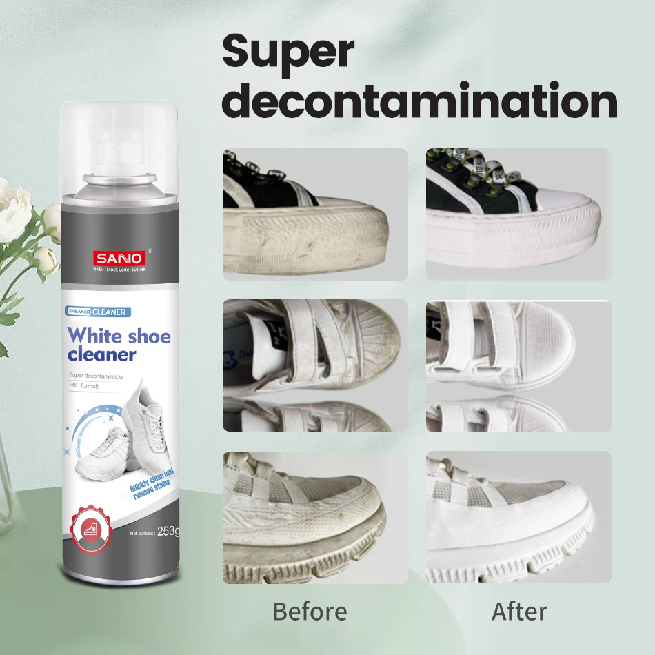 SANVO Foam Shoe Cleaner - Brighten Your White Sneakers