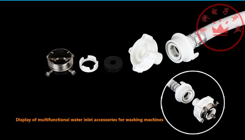 Universal Automatic Washing Machine Inlet Pipe Joint Extension Water ...