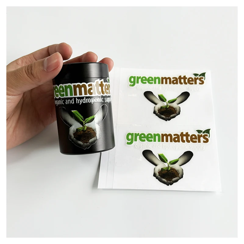 Custom 3d Logo Printing Metallic Transfer Stickers Brand Logo Uv ...